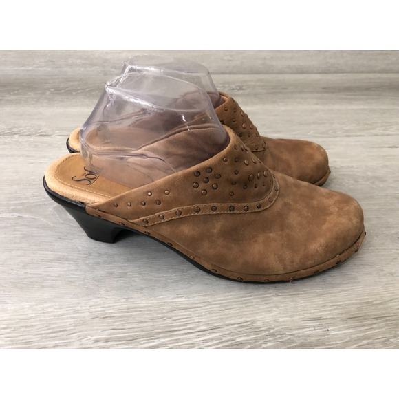 Sofft | Shoes | Sofft Laurel 09575 Womens Us 11w Brown Leather Studded ...